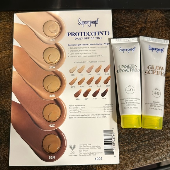 Supergoop! | Skincare | Brand New Supergoop 3 Piece Deluxe Sample Set ...